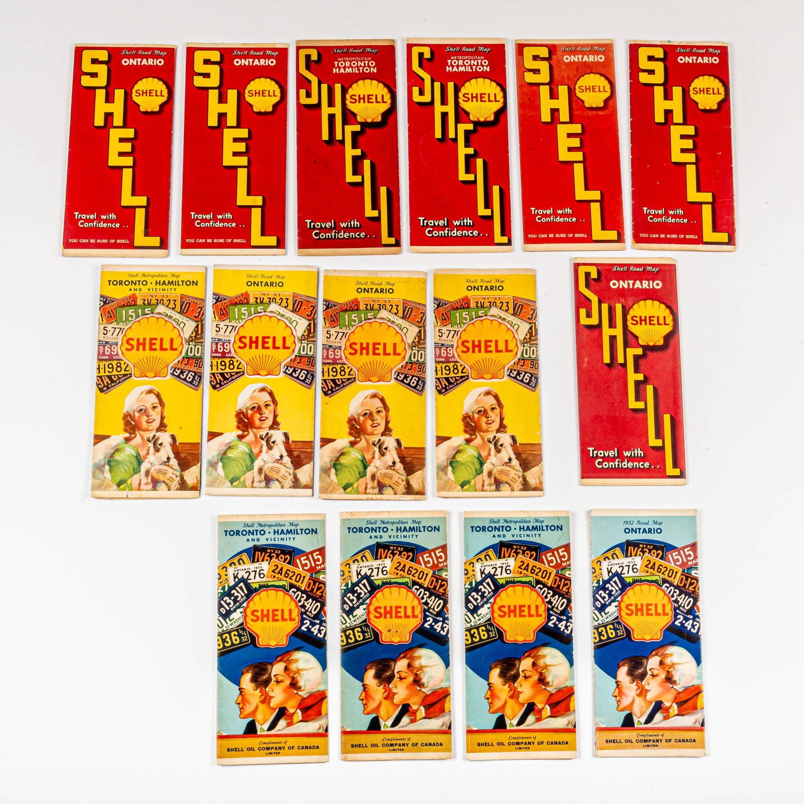 Shell Ontario Road Maps Auction