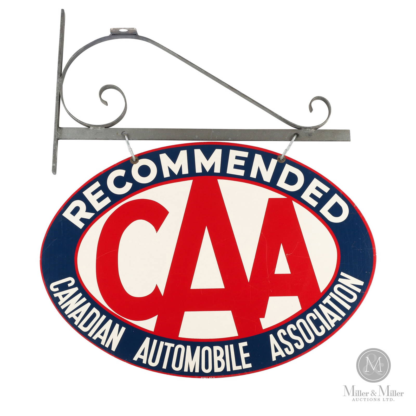 Canadian Automobile Association Caa Sign Auction