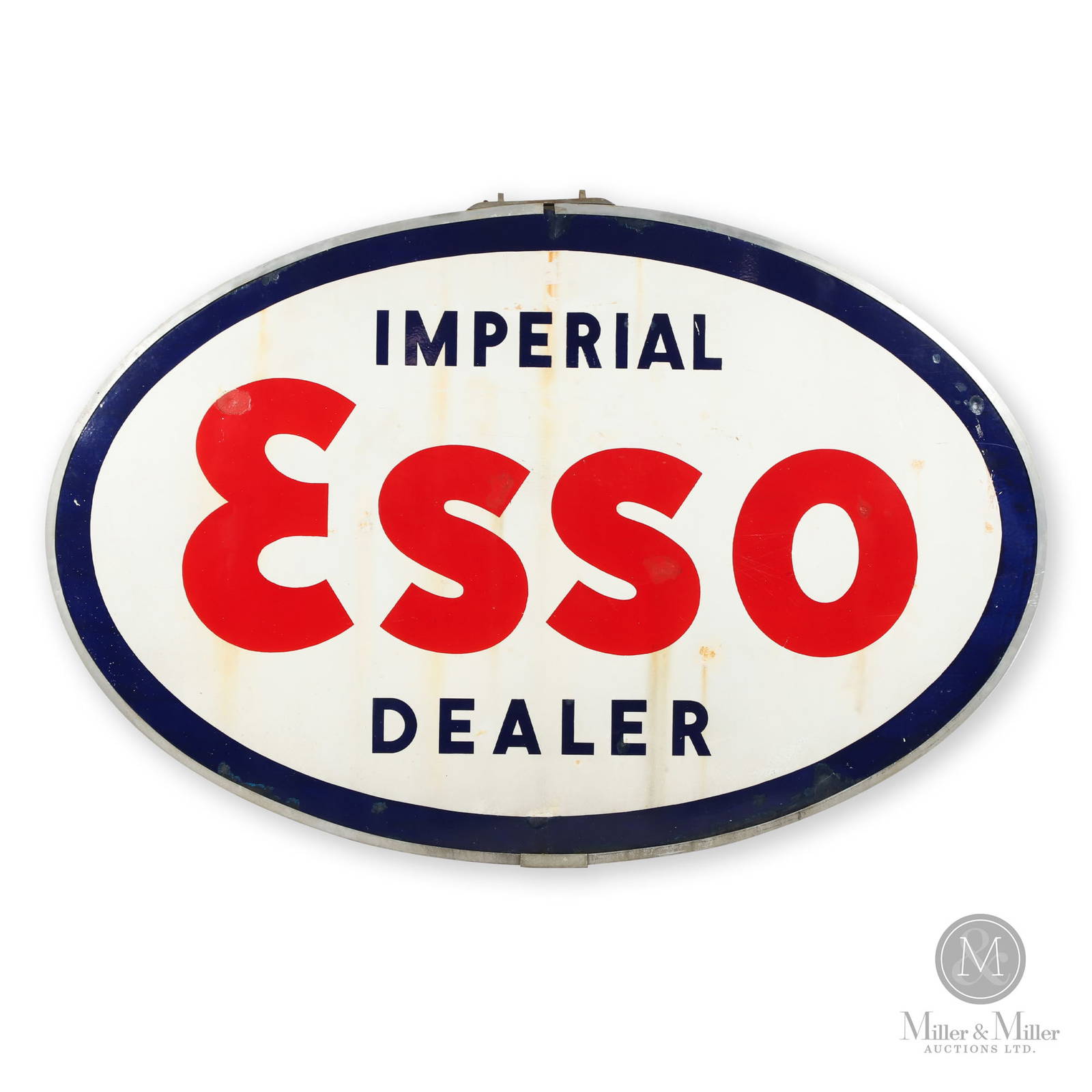 Imperial Esso Gasoline Service Station Sign Auction