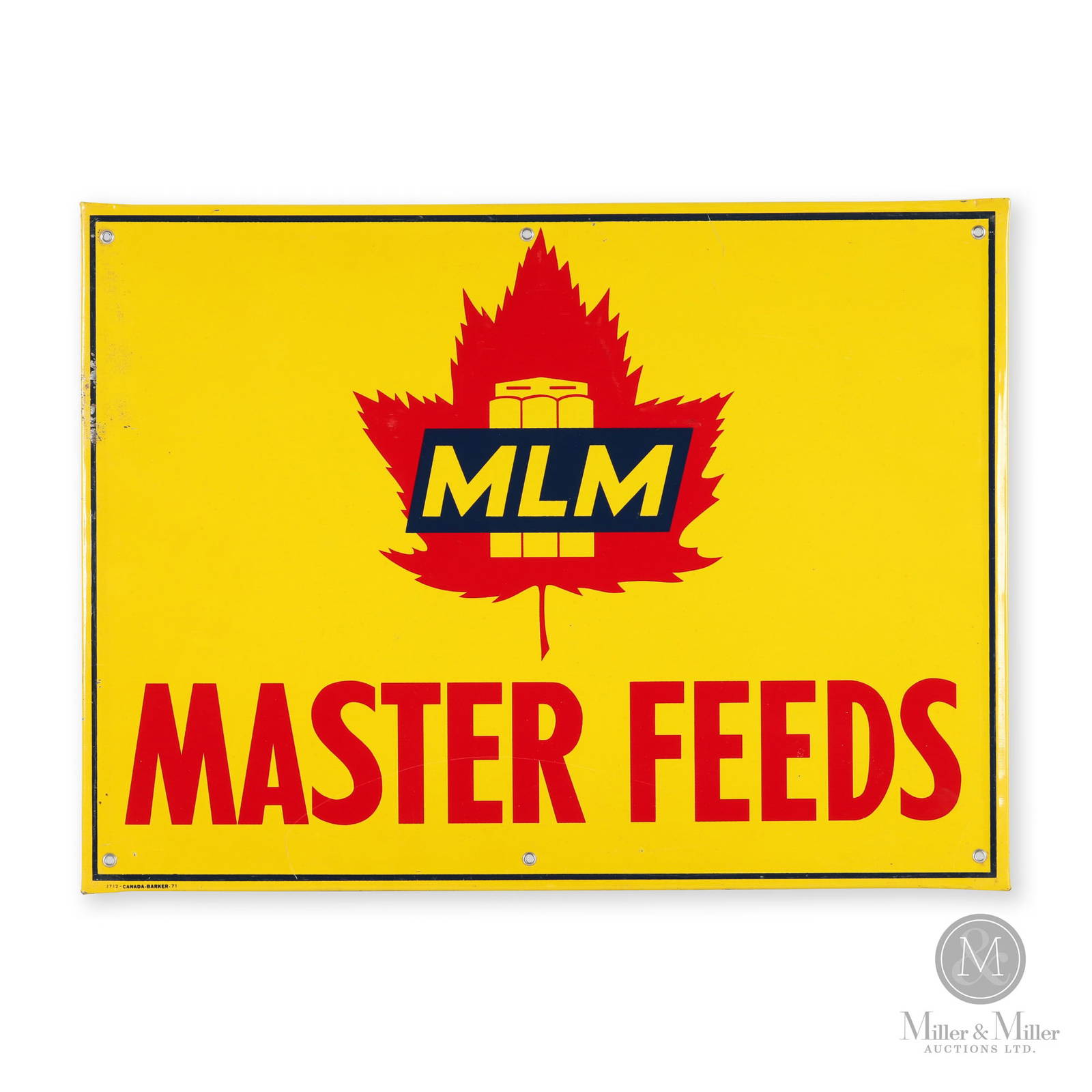 Master Feeds Sign Auction