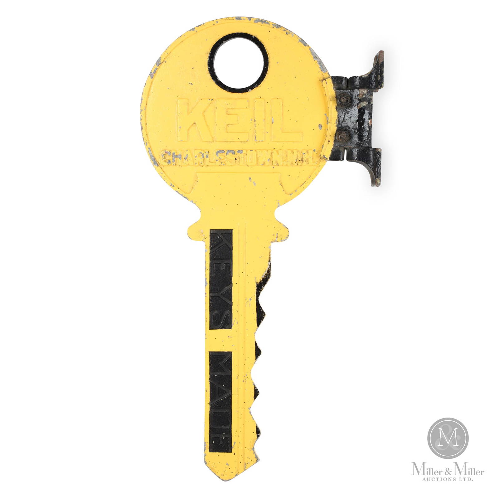 Keil Keys Cutting Flange Sign Auction