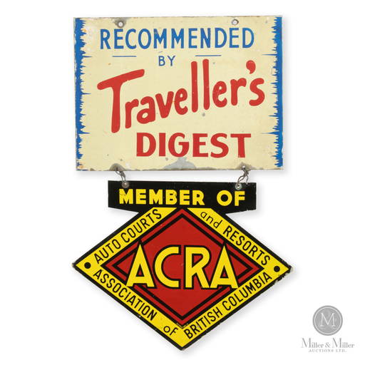 Traveller's Digest & Acra Hotel Signs