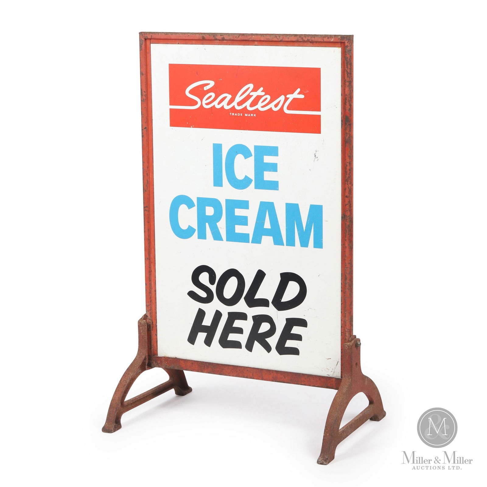 Sealtest Ice Cream "sold Here" Curb Sign