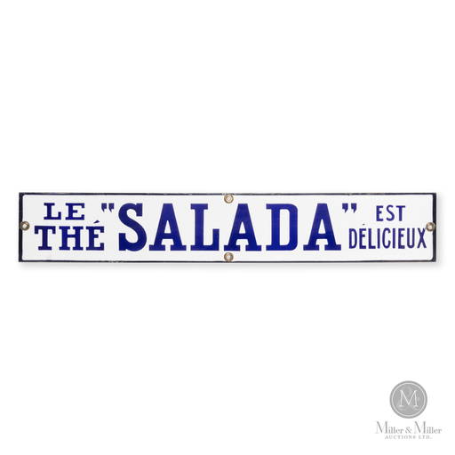 Salada Tea Horizontal Door Sign