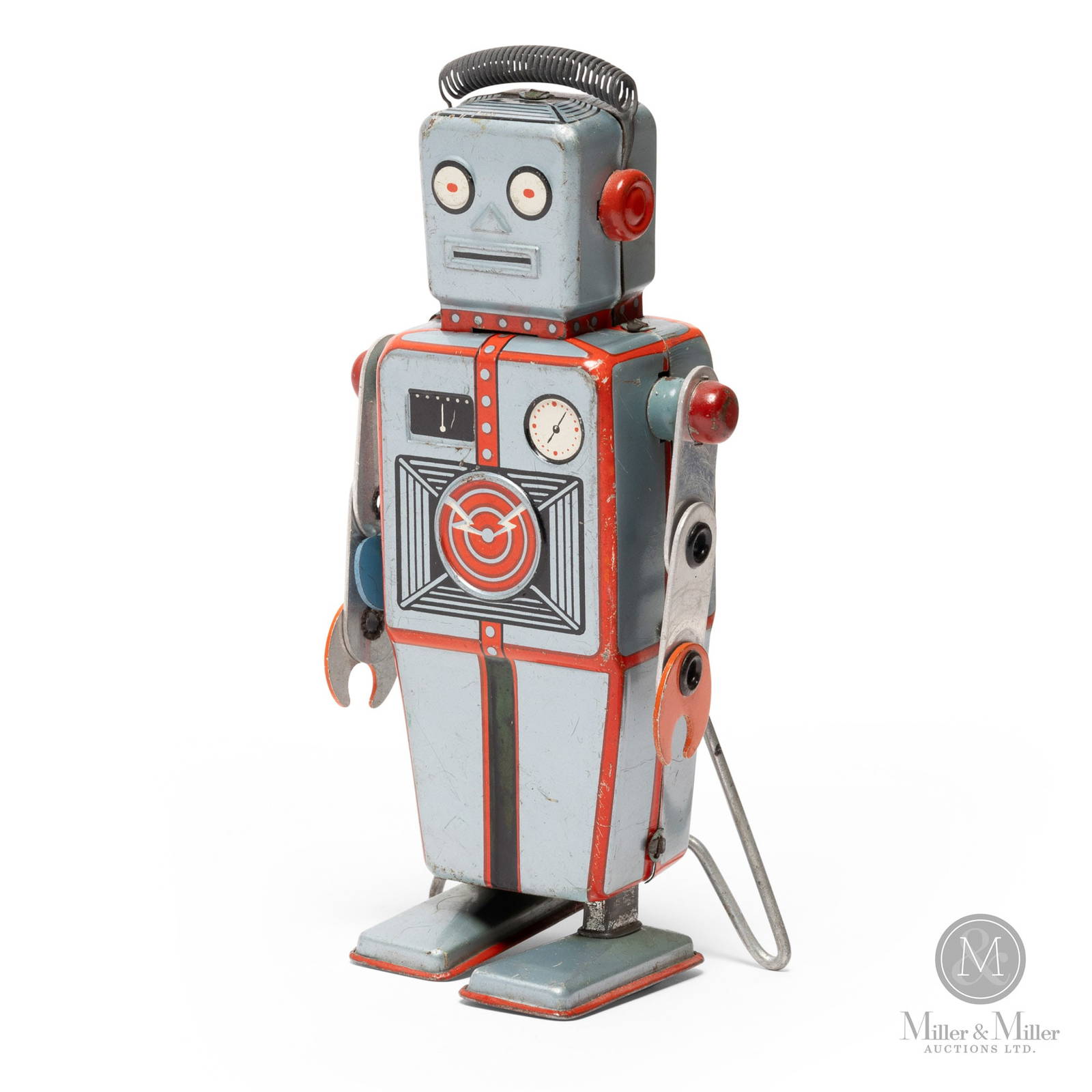 Linemar "easel Back" Windup Toy Robot Auction