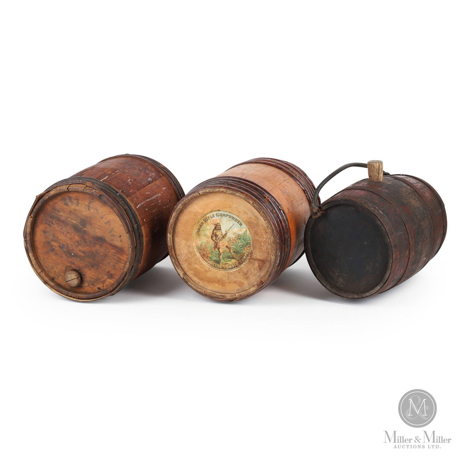 Three Powder Kegs Auction