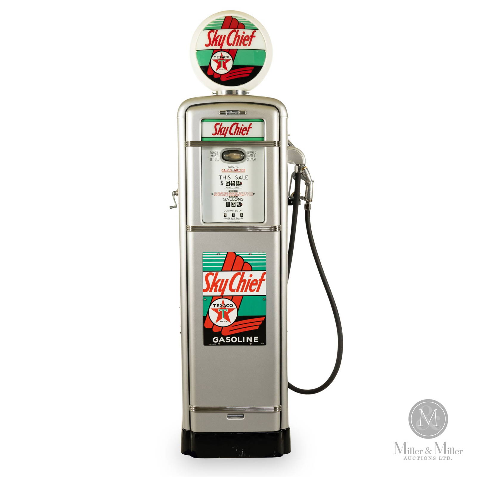 Gilbarco Model 296a Texaco Sky Chief Gasoline Pump Auction