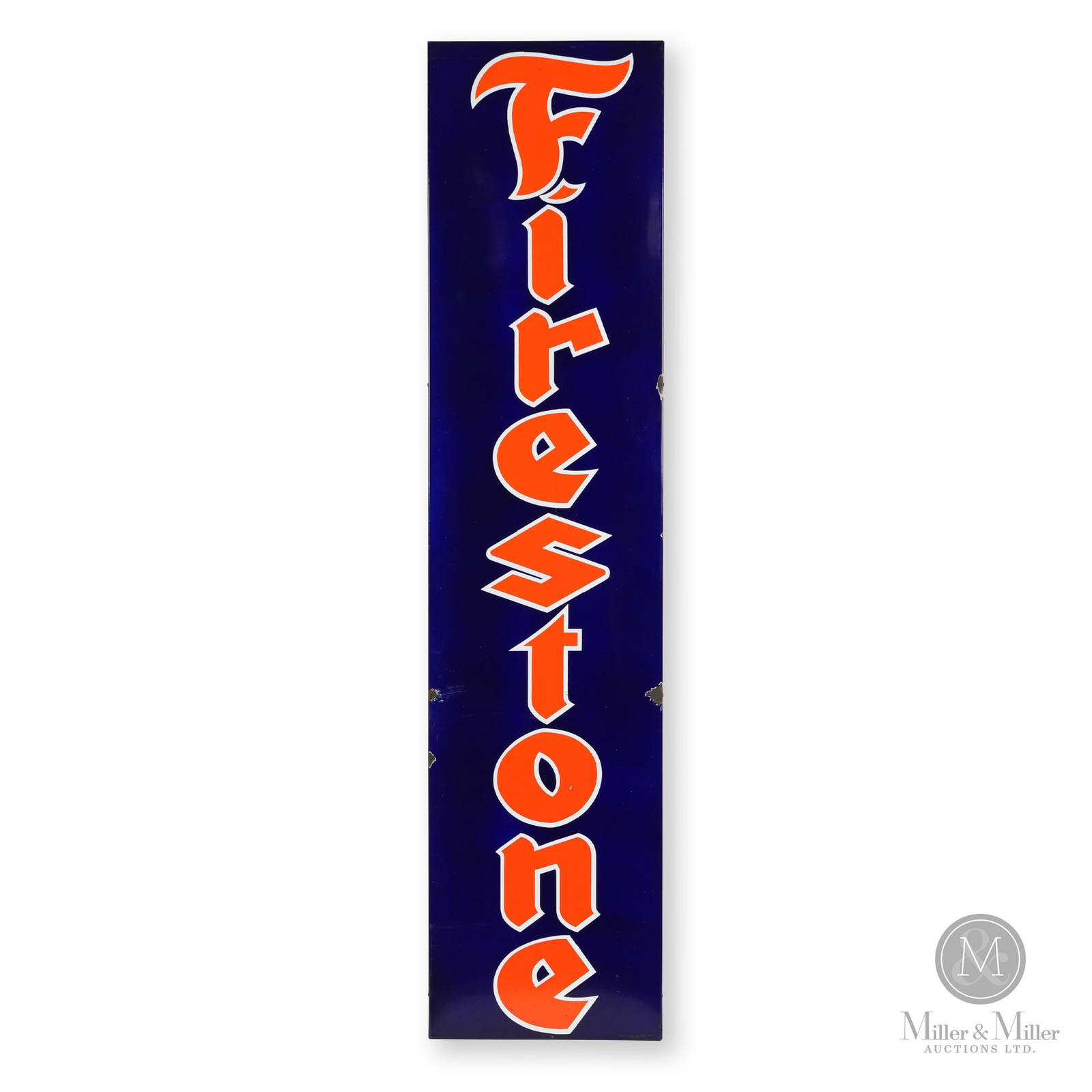 Firestone Tires Vertical Sign Auction