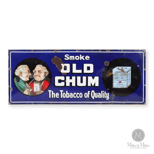 Old Chum Tobacco Sign