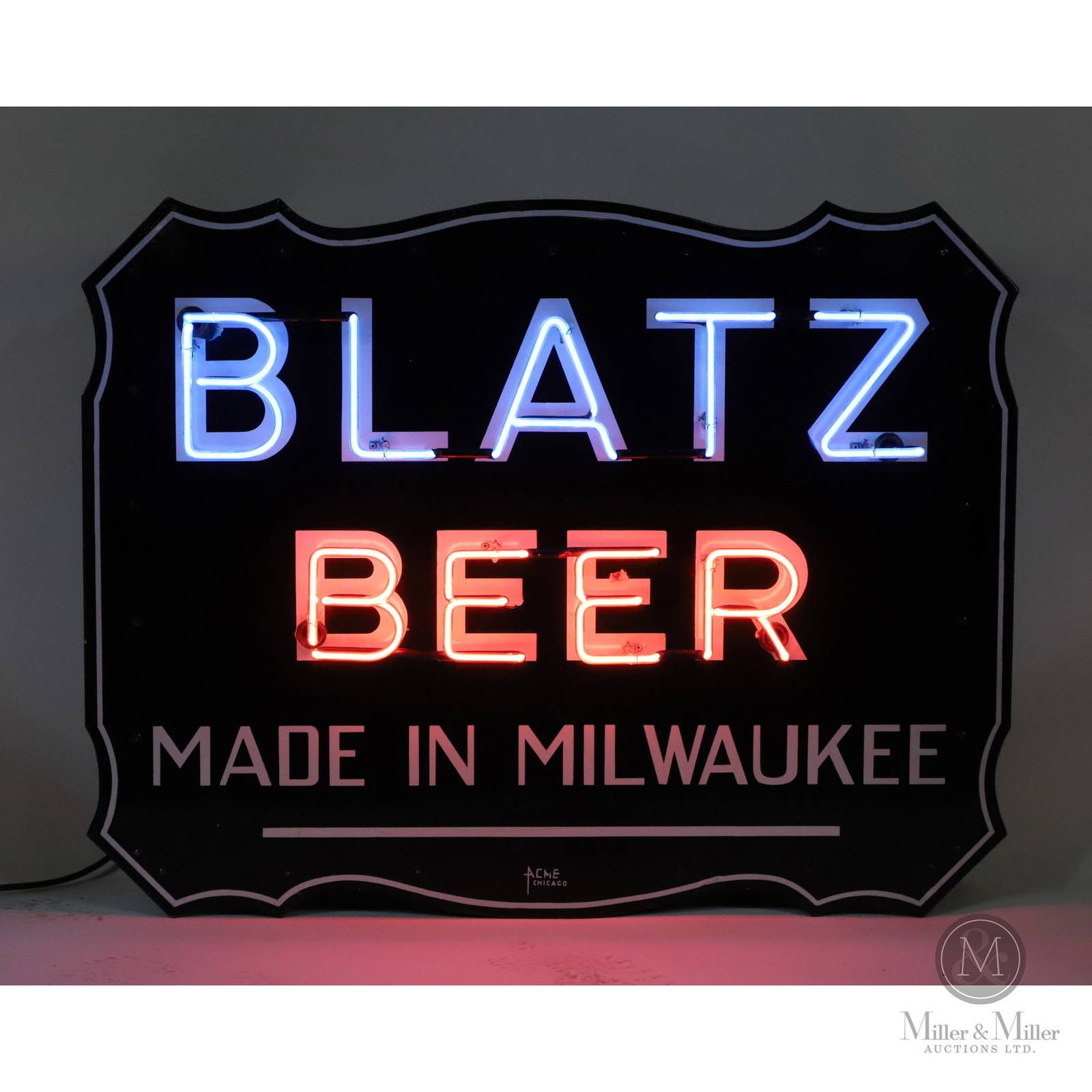 Blatz Beer Neon Sign Auction