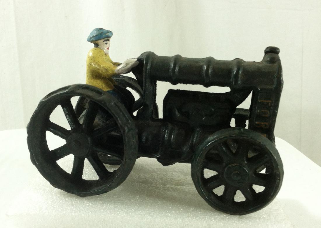 Cast Iron Antique Tractor