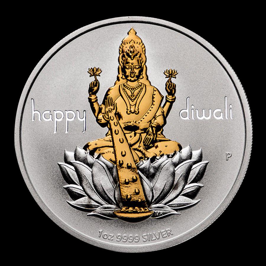 2020 Tuvalu Diwali Medallion 1 oz Silver BU - Jan 29, 2021 | DTRIDER ...