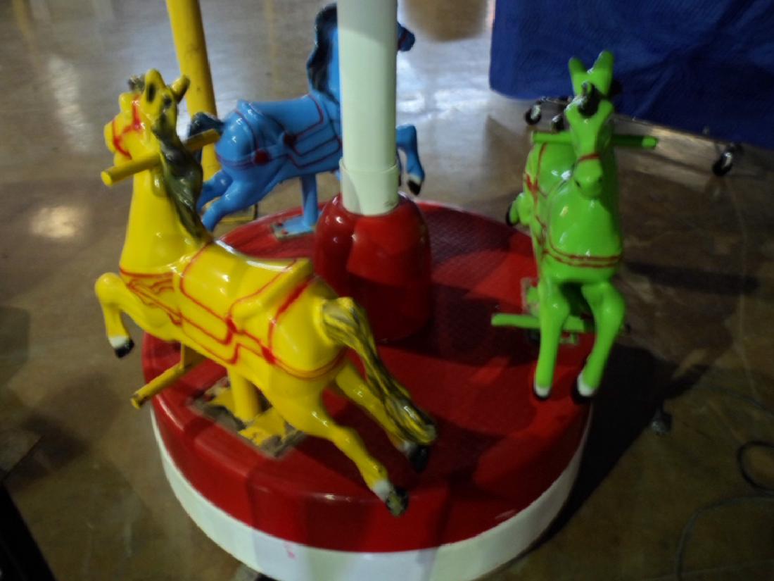Three Horse Carousel Kiddie Ride