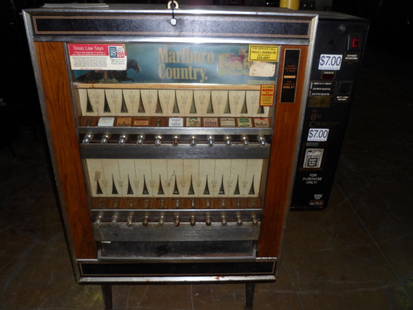 Vintage "national Vendors" Cigarette Machine