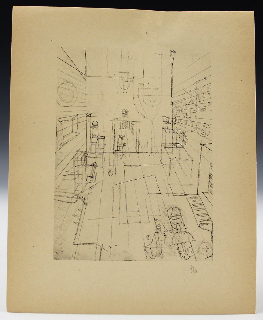Paul Klee Signed Etching