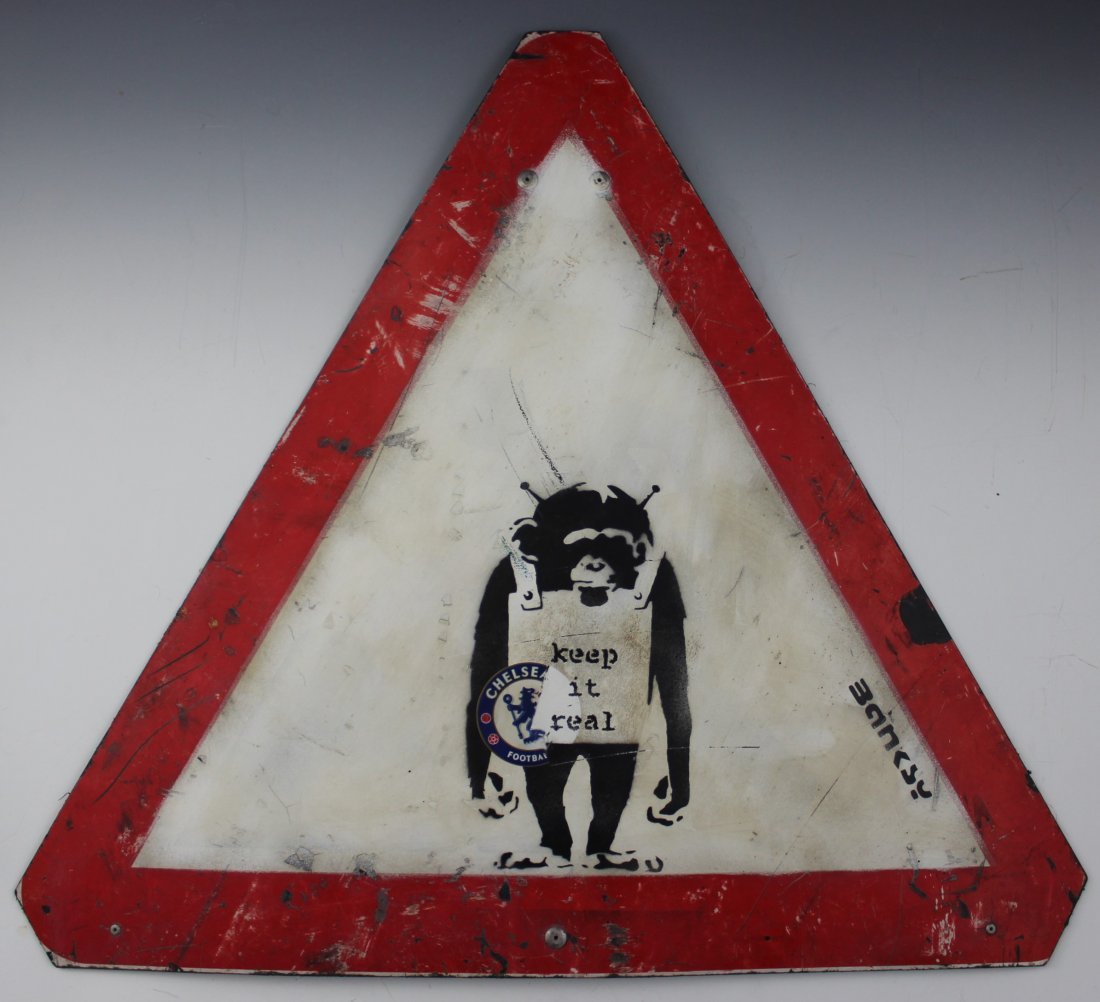Banksy, Painted Louis Sign