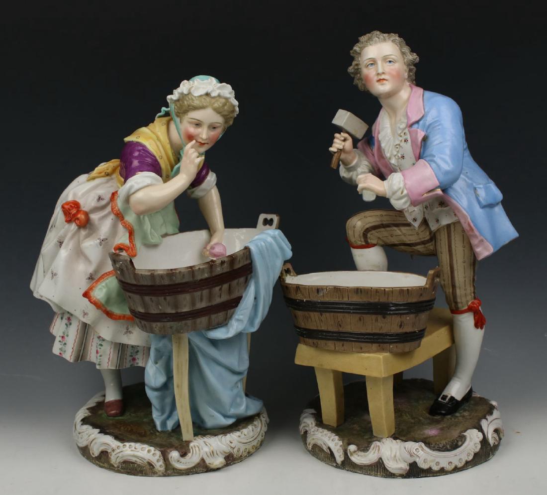 Johansen Roth Dresden figurines "Washerwoman