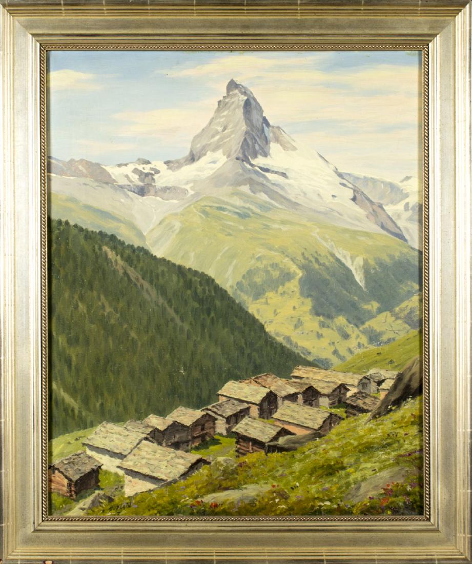 Albert Duplain (Switzerland,1890-1978) oil on canvas