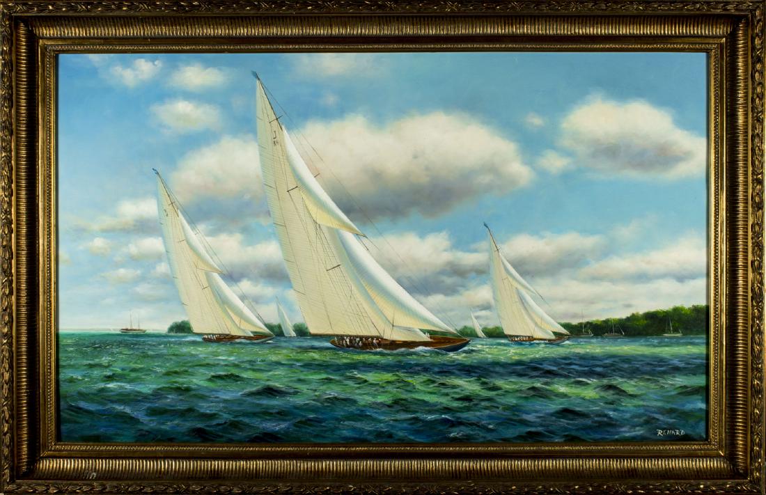 Stephen Renard (UK,born 1947) oil on canvas