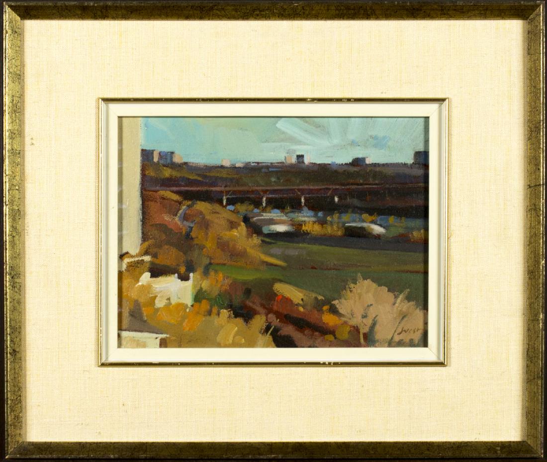 Jim Vest (Canada,born 1939) acrylic on canvas