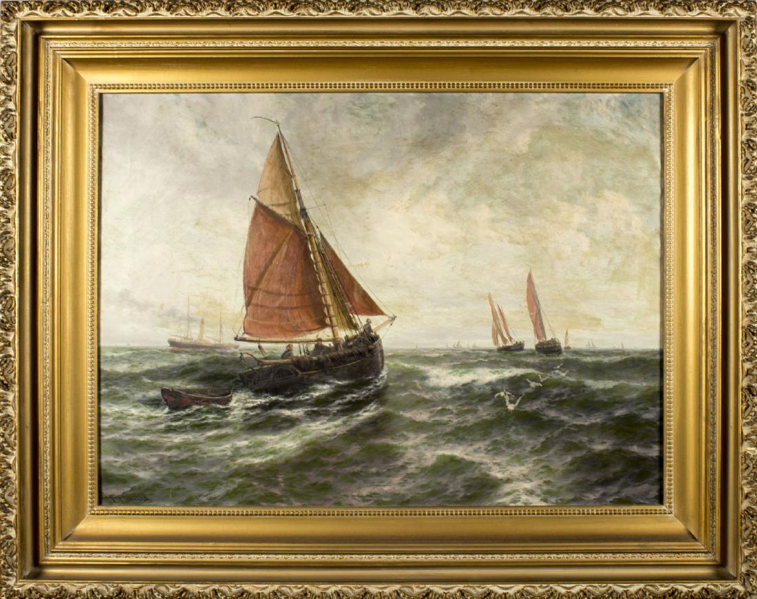 Thomas Rose Miles (UK,1844-1916) oil on canvas