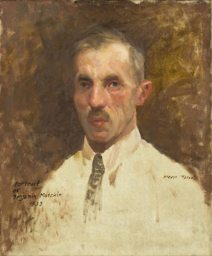Meyer Matzkin (ma,russia,1880 1976) Oil Painting