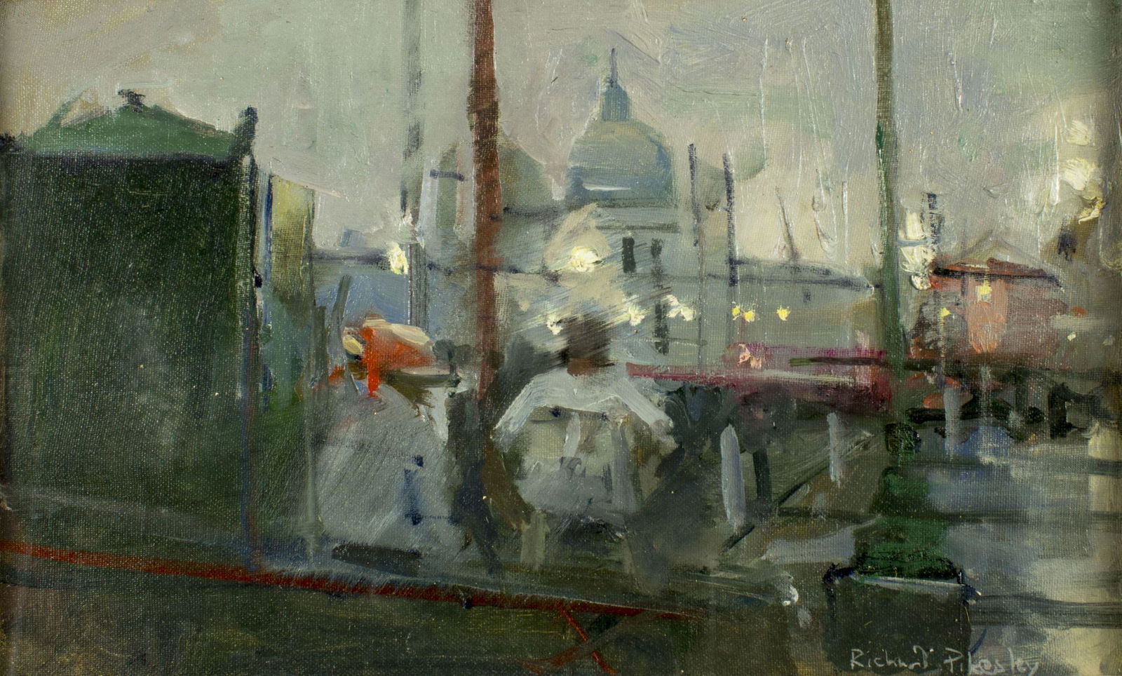 Richard Pikesley (uk,born 1951) Oil Painting