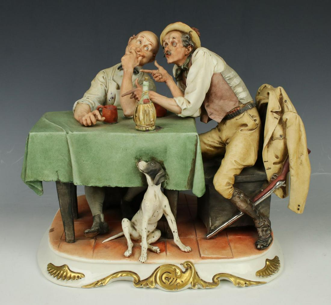 Capodimonte Giuseppe Cappe Figurine "Hunting Tales" - Jan 05, 2020 ...