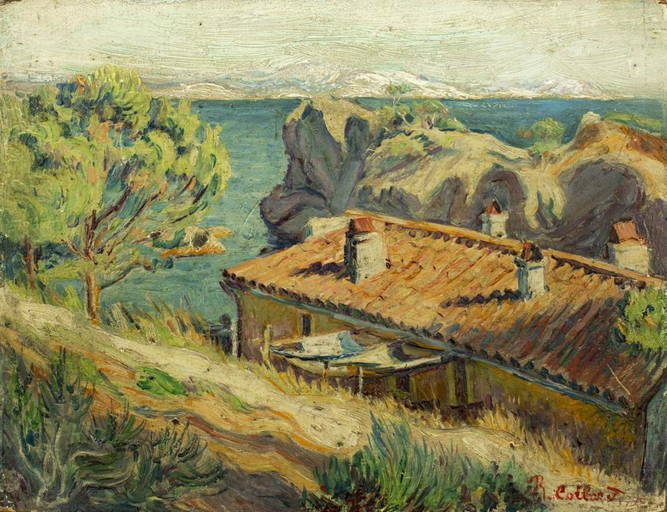 Robert Collard (france,1884 1973) Oil On Board