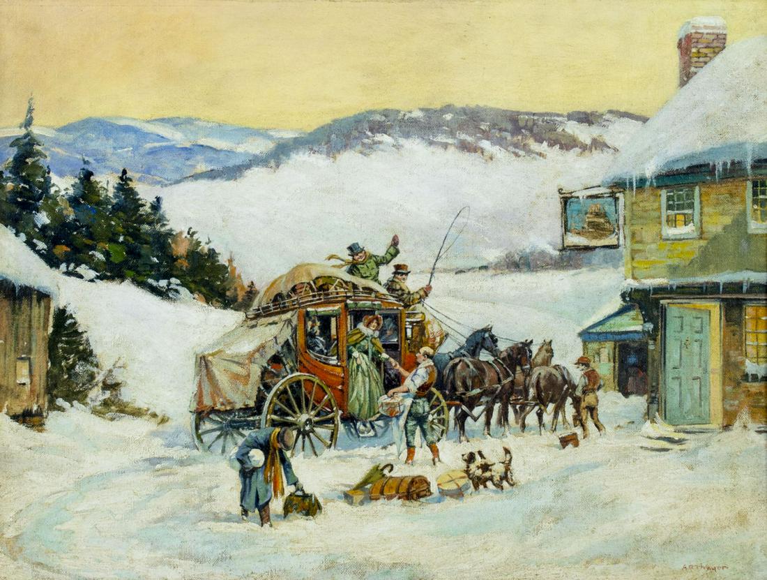 Albert Thayer (MA,1878-1965) oil painting - May 03, 2020 | Broward ...