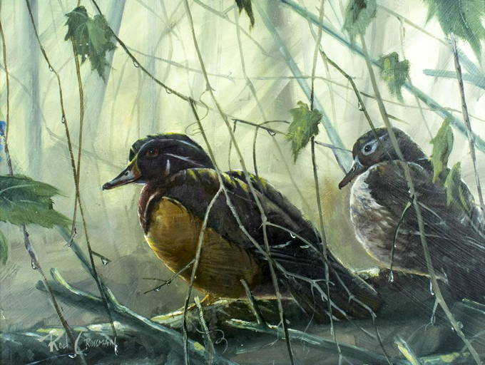 Rod Crossman (in,sd,born 1952) Oil Painting