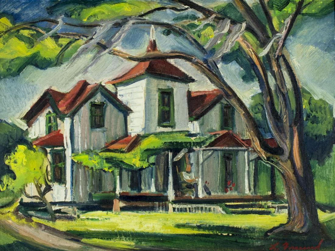Louis Freund (ar,mo,1905 1999) Oil Painting