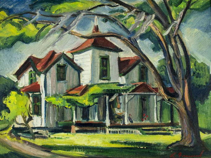 Louis Freund (ar,mo,1905 1999) Oil Painting