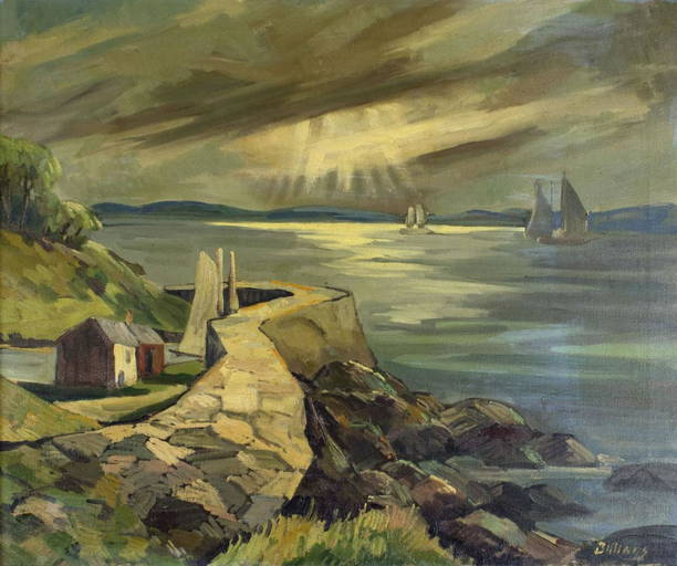 Henry Billings (ma,ga,me,1894 ?) Oil Painting