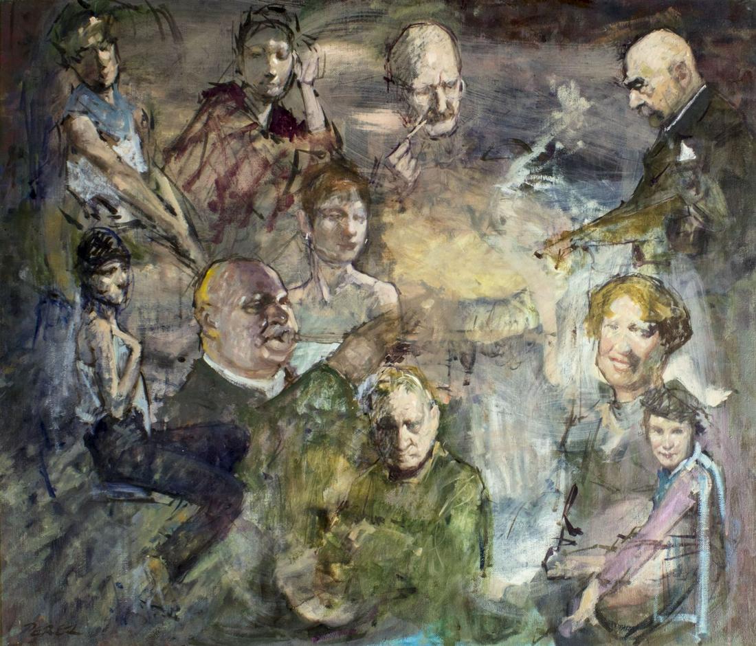 Jose Perez (tx,b 1929) Oil Painting