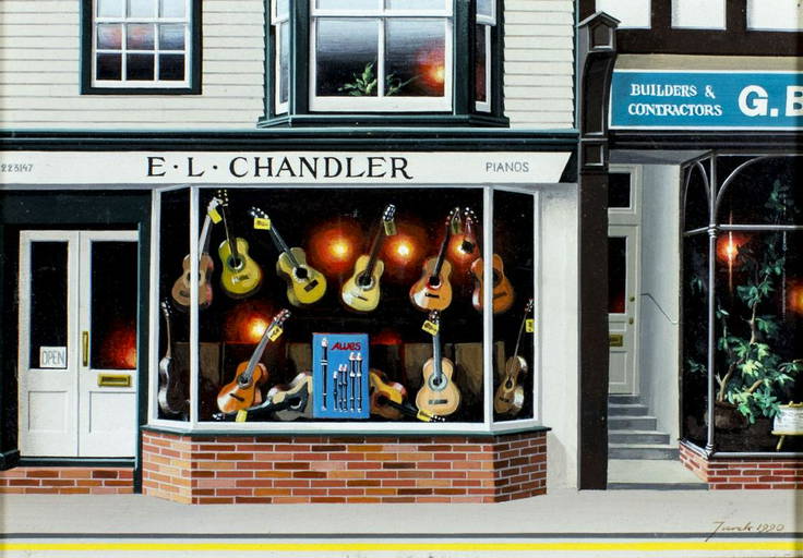 Jurek Jablonski (poland,uk,b 1943) Acrylic Painting