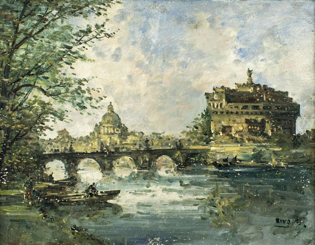 Giovanni Riva (Italy,1890-1973) oil painting (#0124) on Mar 13, 2022 ...