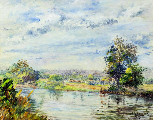 Antonio Raul Boscan (Venezuela,20C) oil painting (#0505) on Apr 17 ...