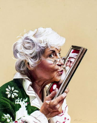 Alan Reingold (NY,RI,b 1956) gouache painting (#0294) on May 08, 2022 ...