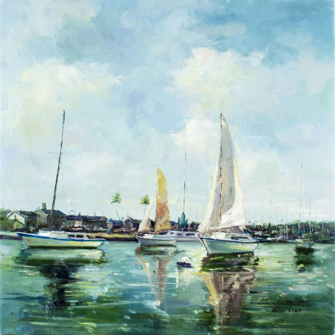 Oscar Clark (us,20c) Oil Painting