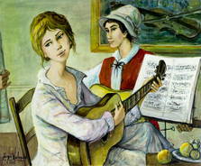 Henri Hecht MaÃ¯k (French, 1922-1993) Un beau printemps, 1983 (#0031 ...