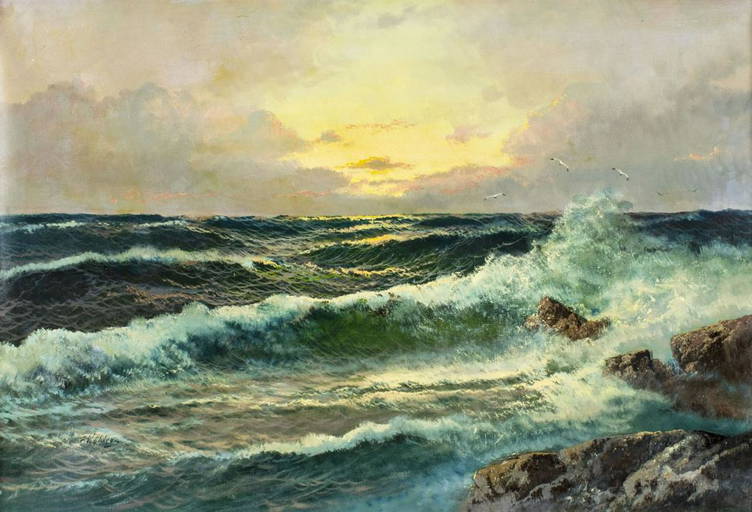 Franz Waldegg (Italy,Austria,1888-1966) oil painting (#0798) on Dec 18 ...