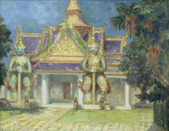 Hugo Vilfred Pedersen (danish,1870 1959) Oil Painting