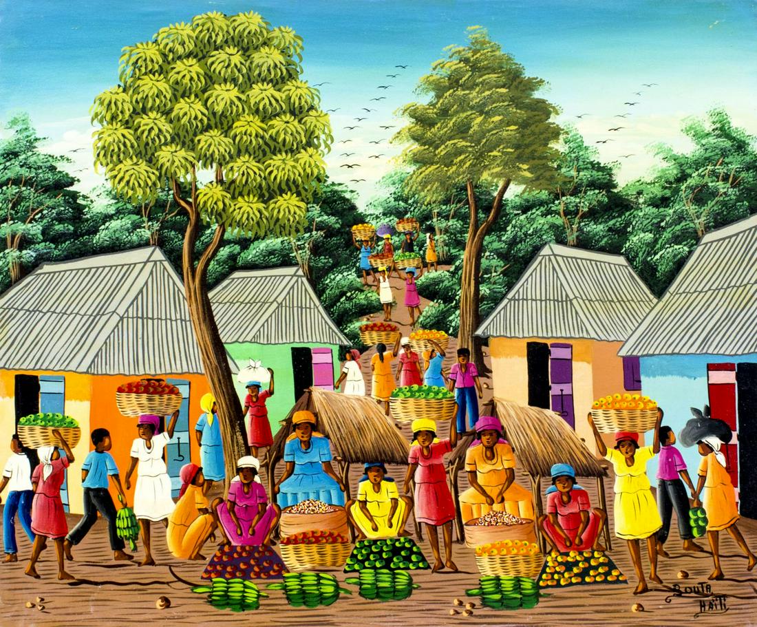 Bouta (Haiti,20C) oil painting - Dec 18, 2022 | Broward Auction Gallery ...