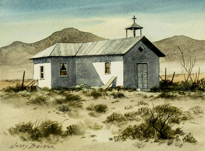 Jerry Becker (WA,NM,20C) acrylic painting (#0174) on Jan 02, 2023 ...