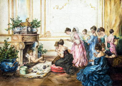 Oil painting by Leon Moran (1864-1941, American) - May 22, 2010 ...