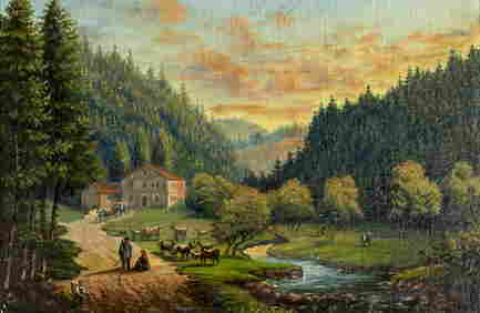 Oil painting by Leon Moran (1864-1941, American) - May 22, 2010 ...