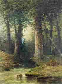 Oil painting by Leon Moran (1864-1941, American) - May 22, 2010 ...