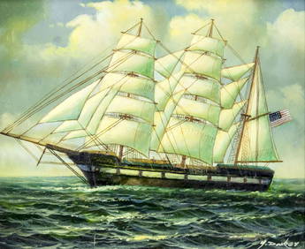 Oil painting by Leon Moran (1864-1941, American) - May 22, 2010 ...