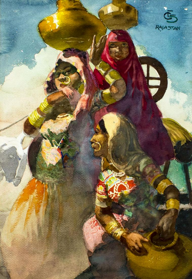 Carl Folke Sahlin (FL,Sweden,1884-1972) watercolor painting - Mar 12 ...